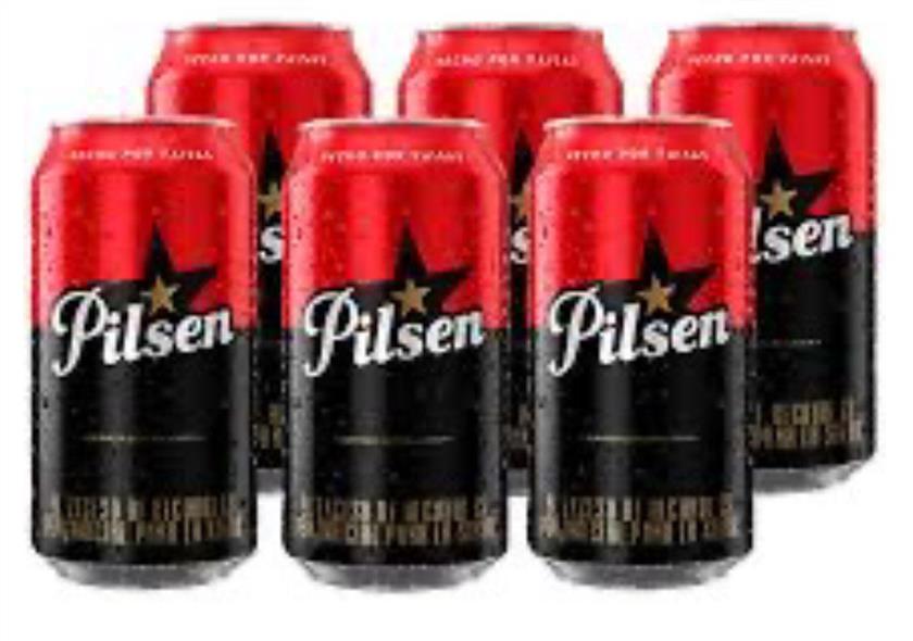 Cerveza Pilsen Lata 330ML Caja X 4 Sixpack - Prida Import