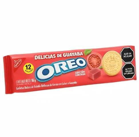 Galletas Oreo De Guayaba Tubular (56 x 96 Grs) – Prida Import